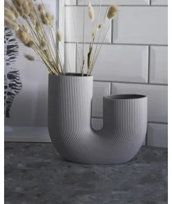 Keramická váza Stravalla Light Grey Storefactory Scandinavia