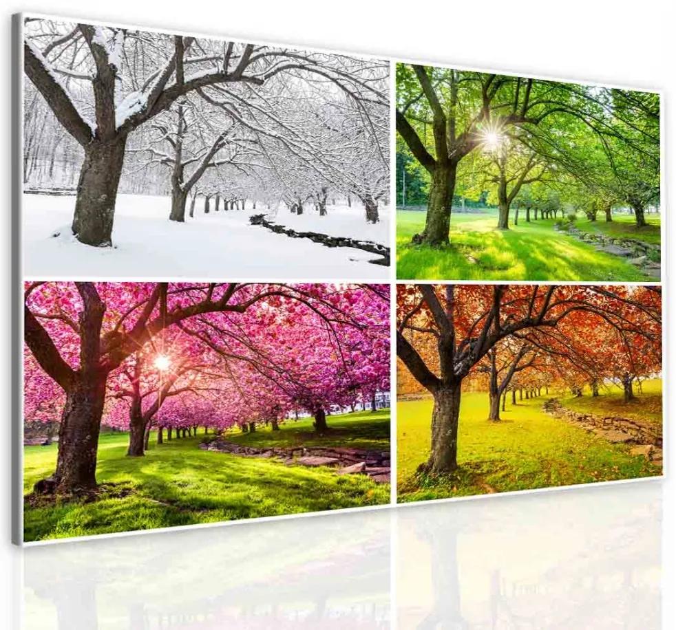 Malvis ® Obraz Čtvero ročních období Velikost: 90x60 cm