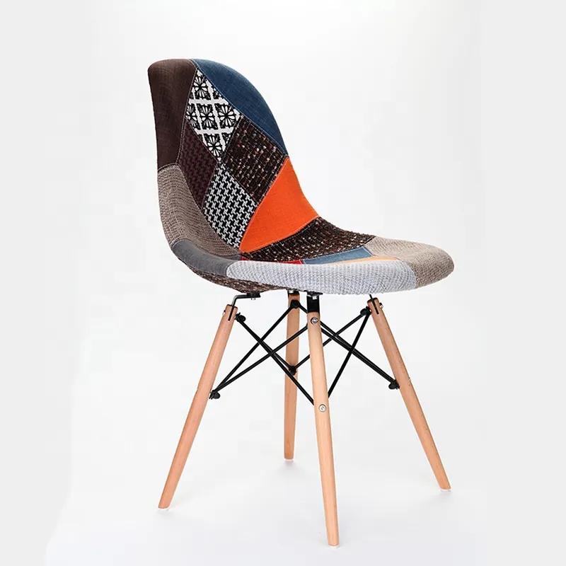 Jídelní židle PATCHWORK 4 ks - skandinávský styl
