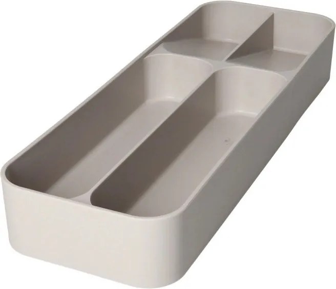 Šedý plastový příborník do zásuvky 13,5 x 39 cm – Brandani