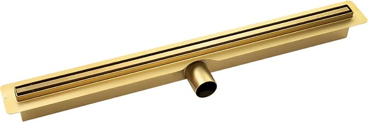 Laveo Slim, sprchový žlab 70cm, zlatá, LAV-COS_G70D