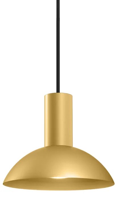 Závěsné designové svítidlo Odrey 1.7  Závěsné designové svítidlo Odrey 1.7 Barva: Zlatá, Rozeta: Přisazená rozeta - černá
