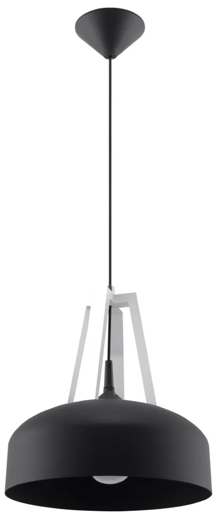 Sollux Lighting Závěsné svítidlo CASCO černá/bílá