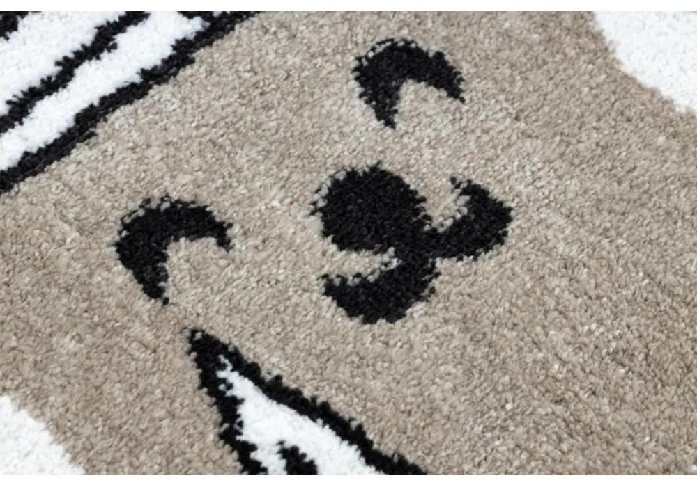 Dětský kusový koberec Kočky starorůžový 180x270cm