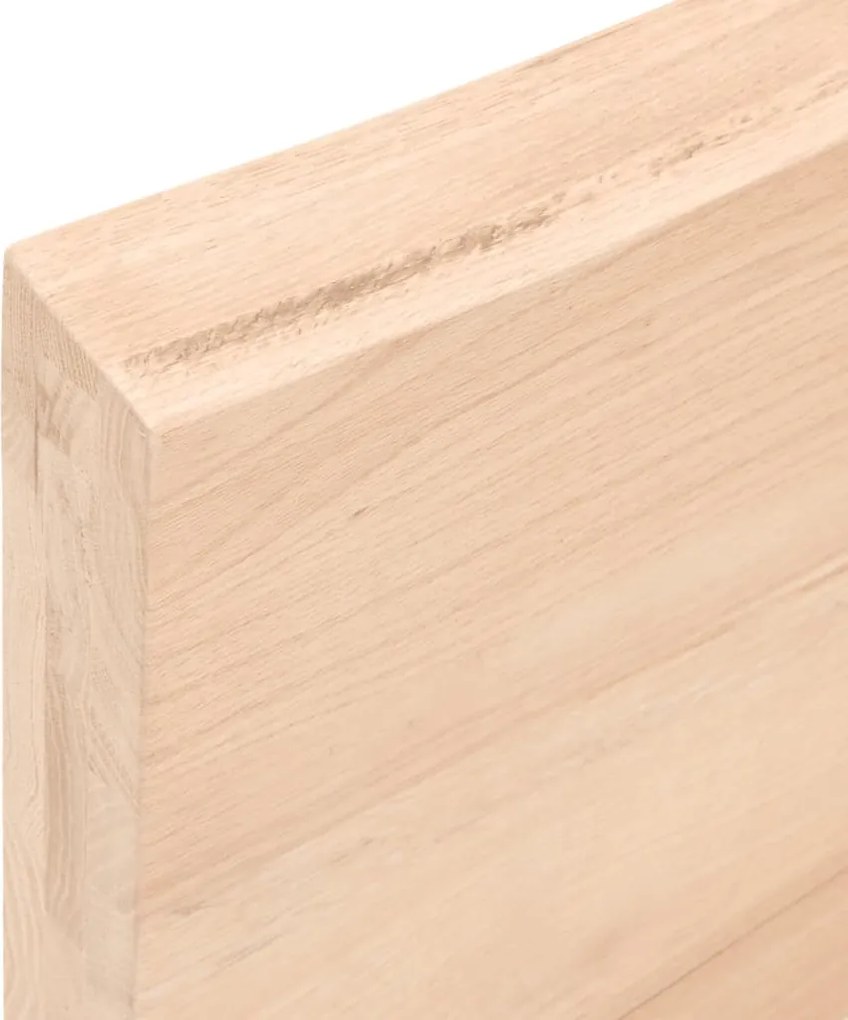 Koupelnová deska 80x40x(2-6) cm neošetřené masivní dřevo 3156022