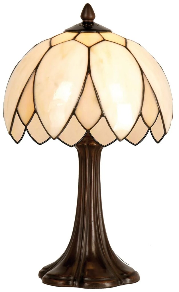 Stolní lampa Tiffany Pivoine - Ø 25*42 cm 1x E14 / max 60w
