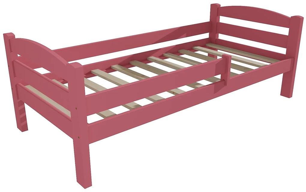 Vomaks Dětská postel DP 005 se zábranou Rozměr: 80 x 180 cm, Barva: bezbarvý lak