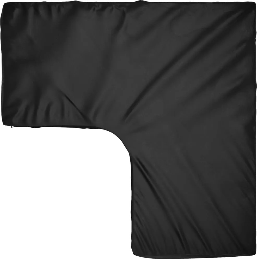 Plachta na zahradní nábytek tvar L 16 oček 215 x 215 x 70 cm 319315