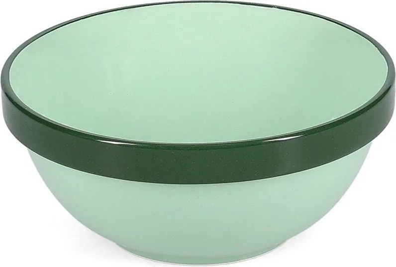 Zelená miska z kameniny 710 ml Duo – ONA