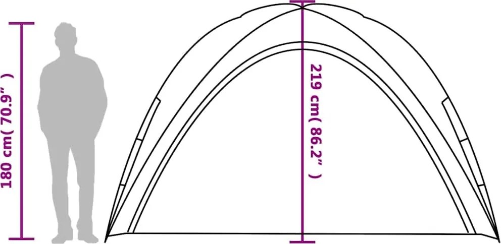 vidaXL Party stan nepromokavý [94373] Barva: Modrá