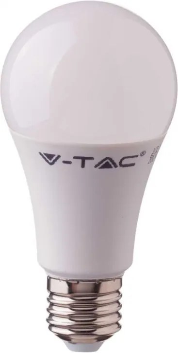 V-TAC SMD LED žárovka A60 9W/230V/E27/2700K/806m/200°/A+