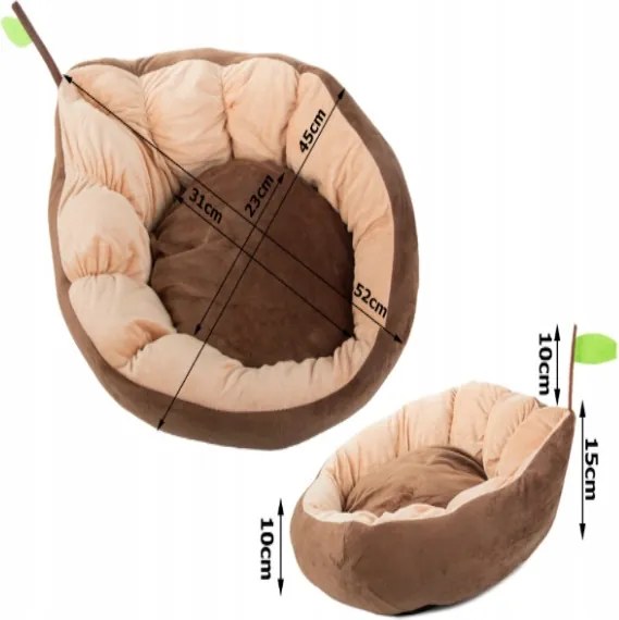 Pelíšek pro psa / kočku M - Avokádo
