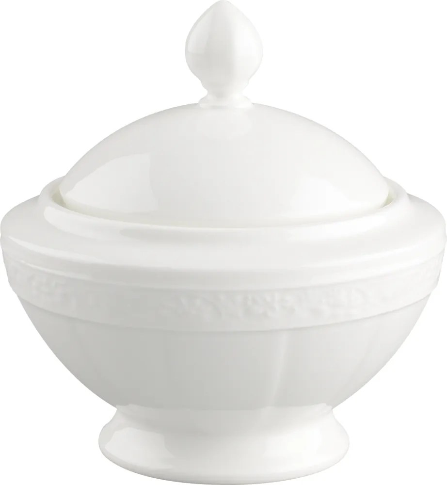 Villeroy&Boch Villeroy & Boch White Pearl Zuckerdose 6 Pers. 117 x 117 x 120 mm, 270 ml