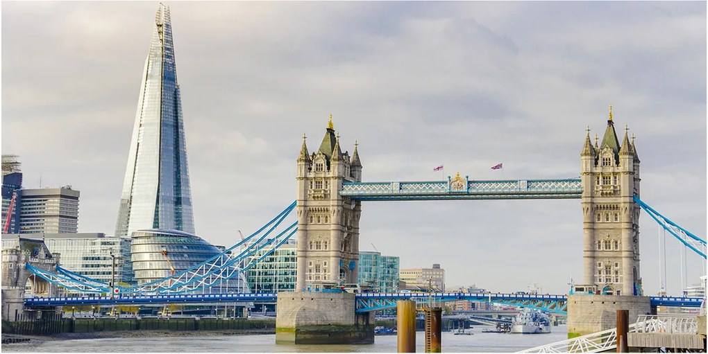 Foto obraz sklo tvrzené Temže Londýn