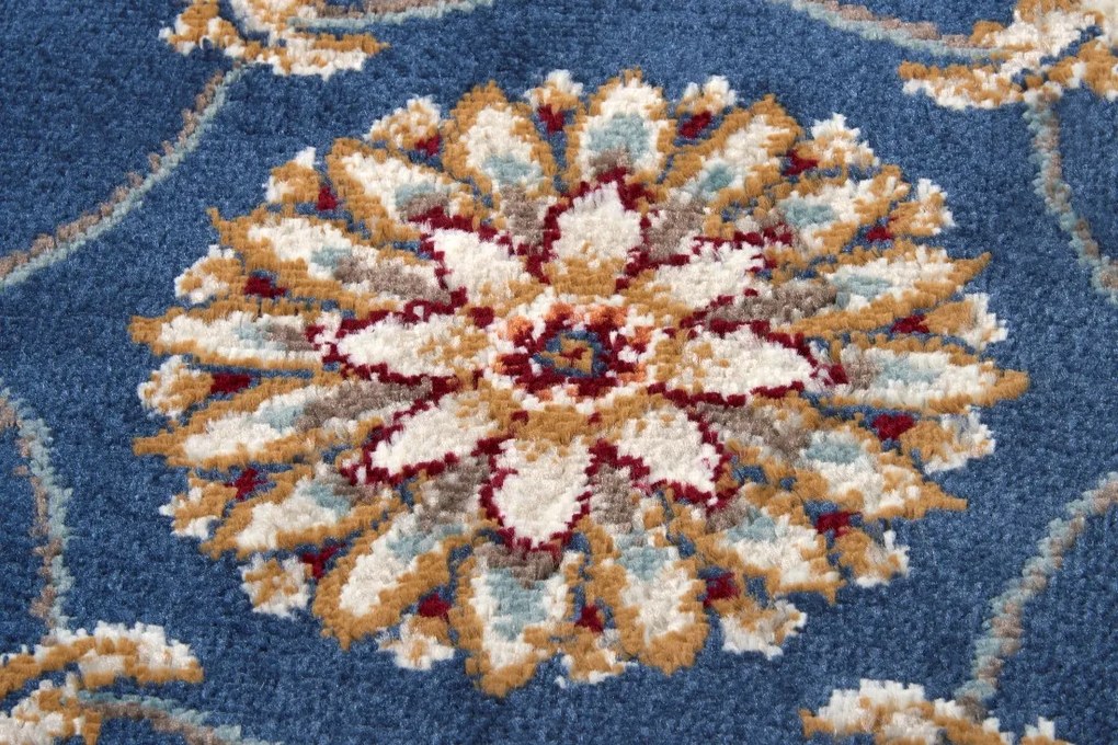 Hanse Home, Kusový koberec Luxor 105640 Reni Blue Cream, 200x280, modrá, ložnice