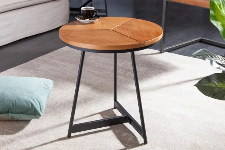 Moderní odkládací stolek Oak Elegance dubová dýha 45cm