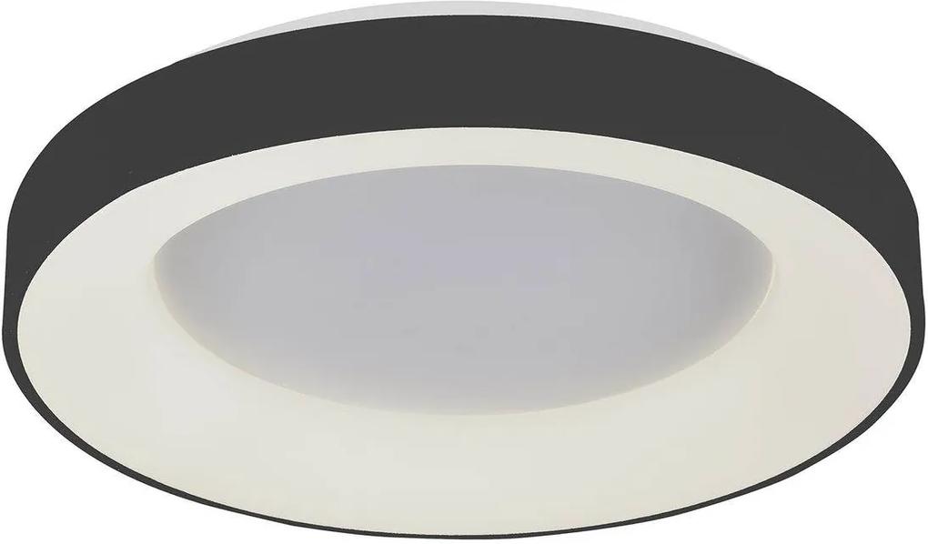 Přisazené LED osvětlení GIULIA, 40W, teplá bílá, 48cm, kulaté, černé Italux Giulia 5304-840RC-BK-3