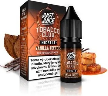 Just Juice Salt Tabák s vanilkou a karamelem 10ml (11mg)