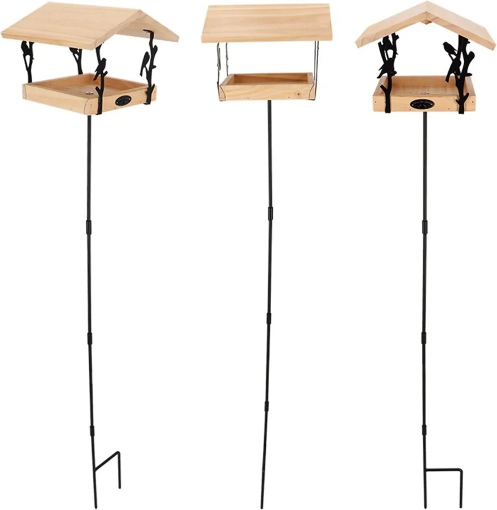 Krmítko pro ptáky AILIN 131 cm hnědé