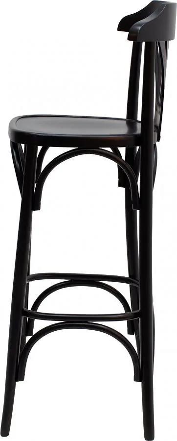 Bradop Židle barová celodřevěná VANESA buková Z228 | Provedení: H - Hnědá