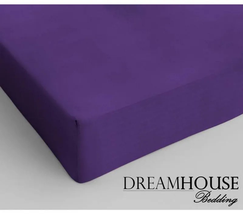 Prostěradlo Dreamhouse Bedding Bavlna Fitted Sheet Purple