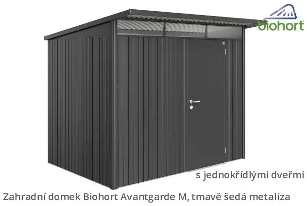Biohort Zahradní domek AVANTGARDE A6-1K Barva: šedý křemen metalíza