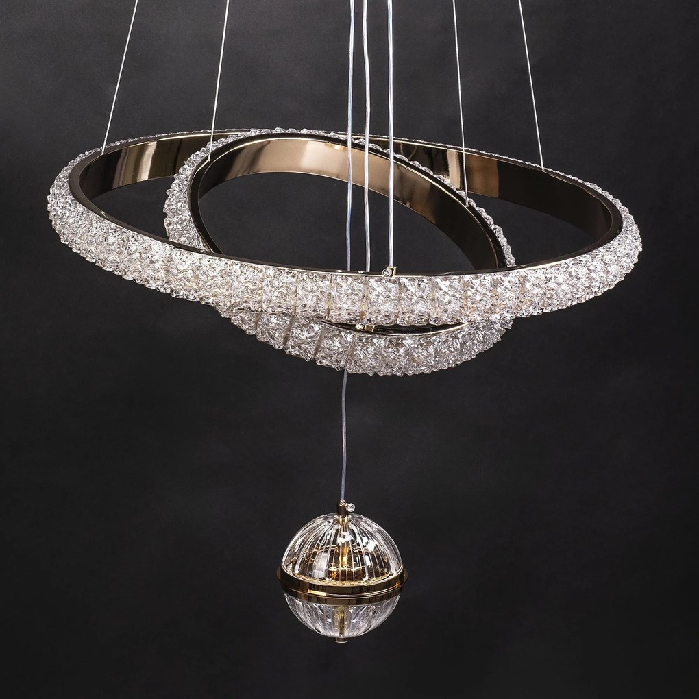 Toolight Rea, Stropní svítidlo G143-CP 50cm GOLD, OSW-02613