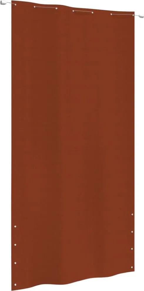 vidaXL Balkonová zástěna 140 x 240 cm oxfordská látka [148516] Barva: Tmavě zelená