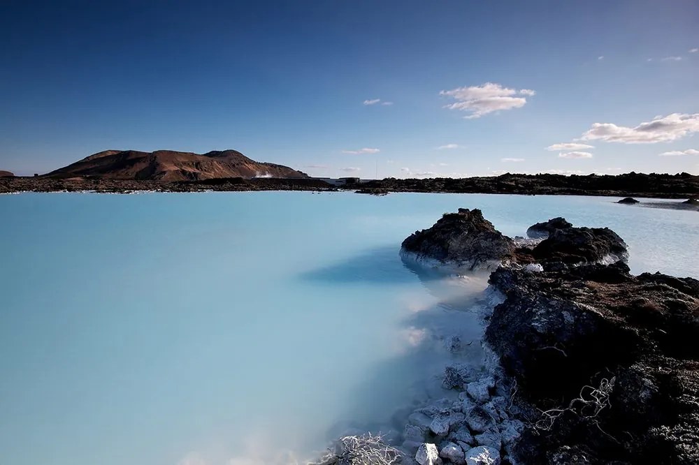 Samolepící fototapeta modrá laguna