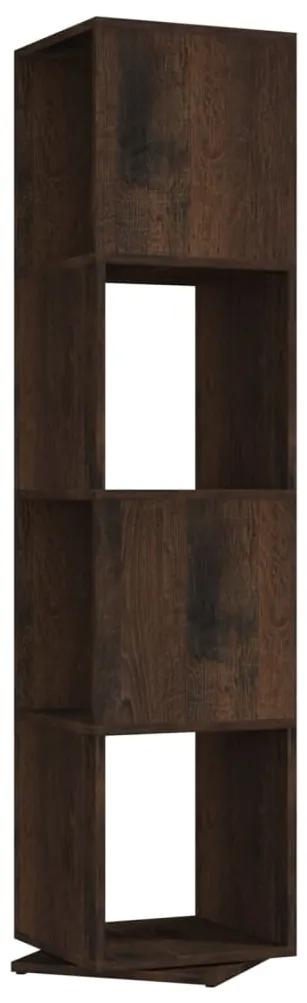 vidaXL Otočná skříňka kouřový dub 34,5x34,5x147,5 cm dřevotříska