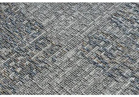 koberec FORT SISAL 36217533 šachovnice béžový / modrý velikost 200x290 cm | krásné koberce cz