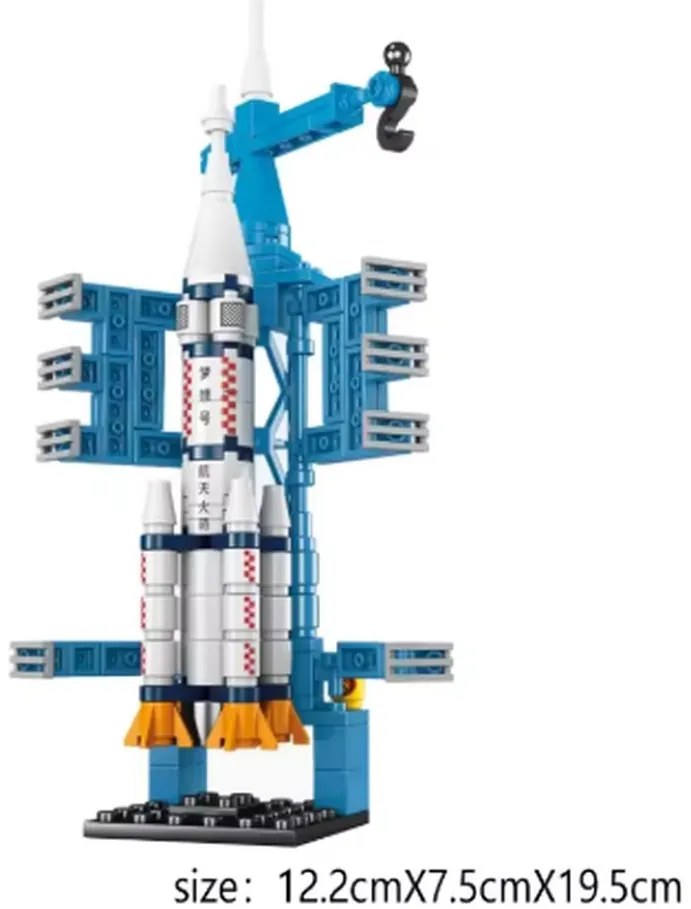 Stavebnice - vesmírná raketa Varianta: 130 kostiček