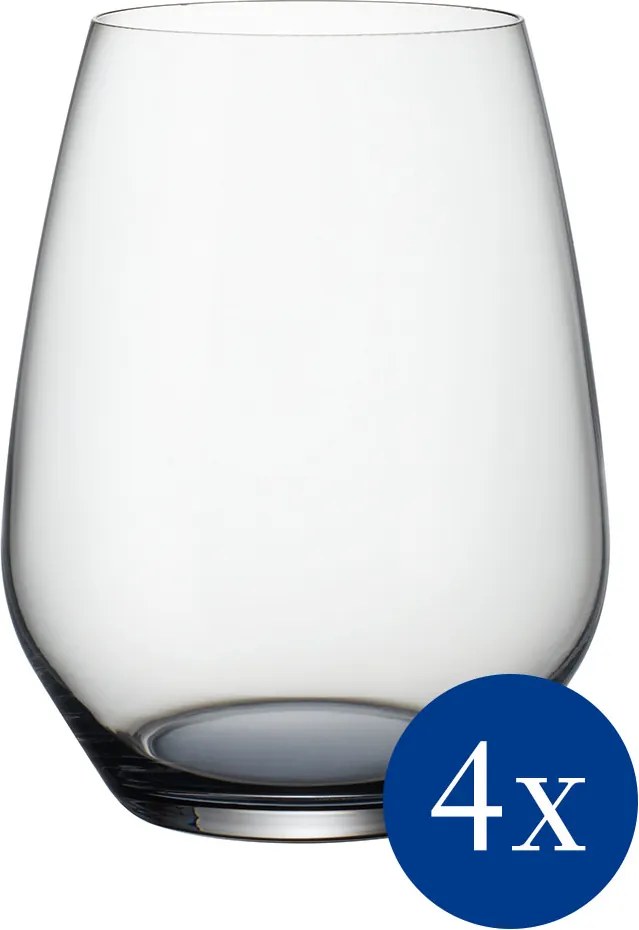 Villeroy&Boch Villeroy & Boch Colourful Life Lemon Cosy Grey sada sklenic na vodu, 4× 0,42 l