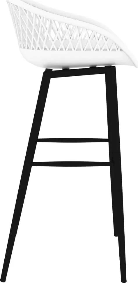 vidaXL Barové židle 4 ks [248162] Barva: Černá a hnědá