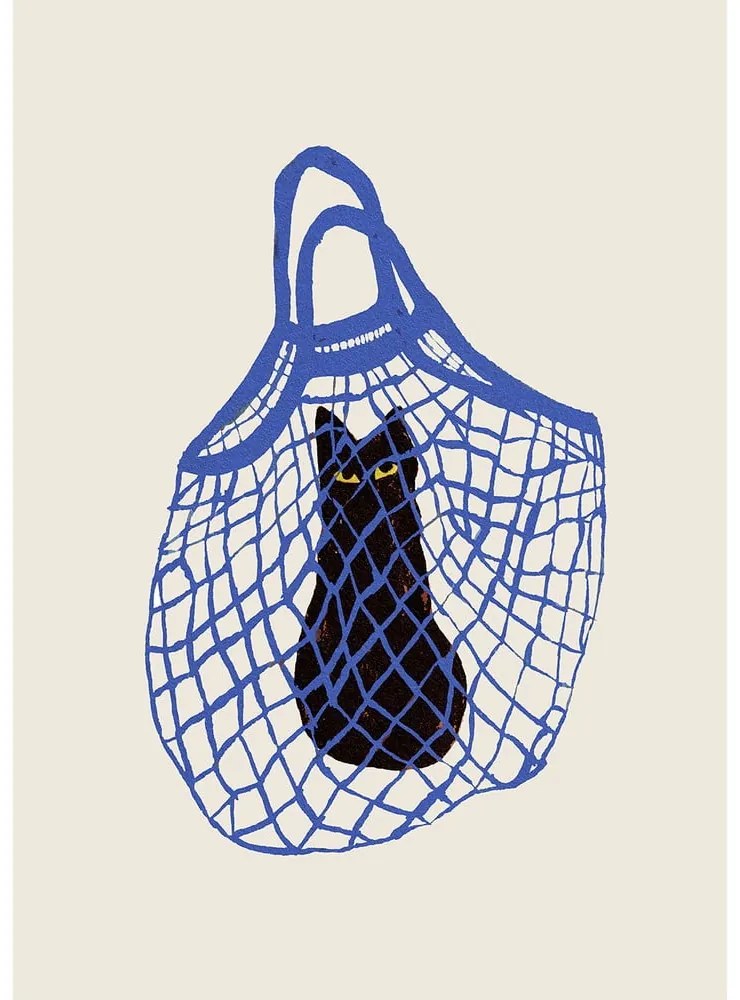 Plakát 30x40 cm The Cat’s In The Bag – Chloe Purpero Johnson – The Poster Club