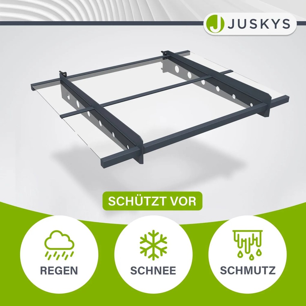 Juskys Vchodová stříška Manila Velikost: 100 × 80 cm