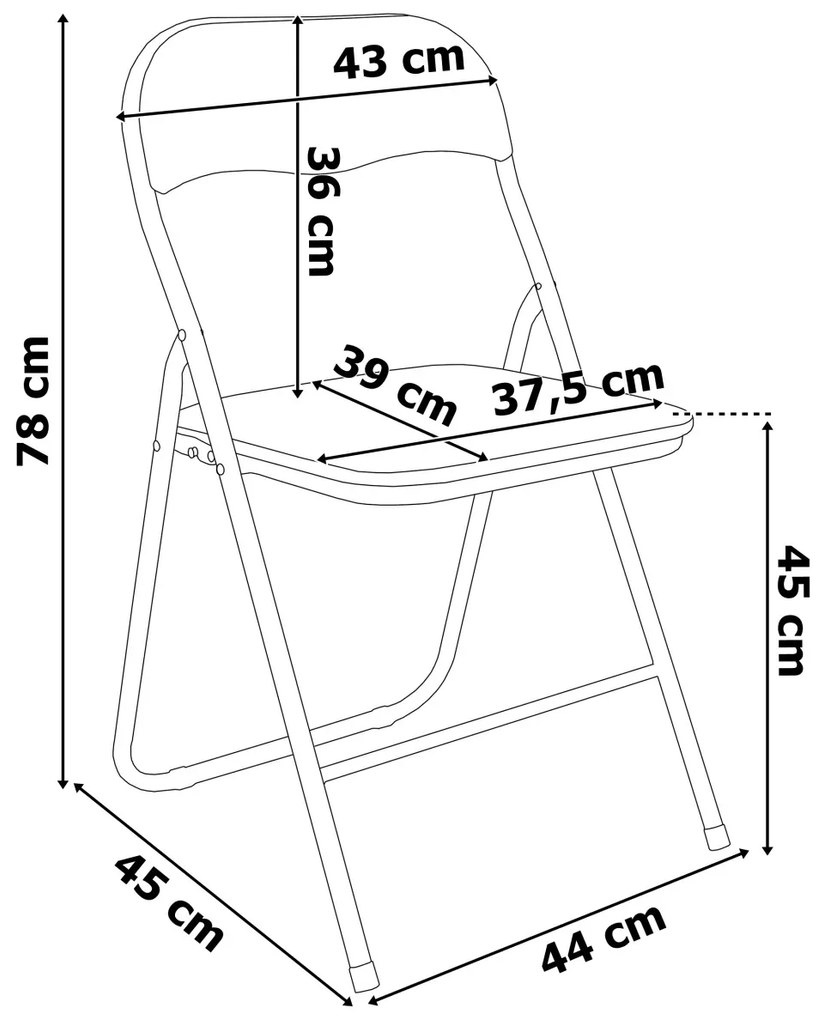 Cateringová židle BASICO černá