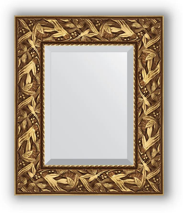 Zrcadlo s fazetou ve zlatém rámu, byzantský ornament