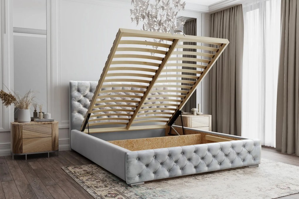 Postel MODEL 02 160x200 světlezelená - MAGIC VELVET 2243