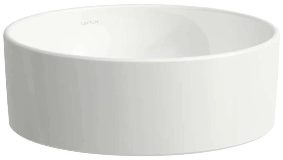 Laufen Savoy - Umývátko na desku, průměr 38 cm, bez přepadu, LCC, bílá H8129410001121