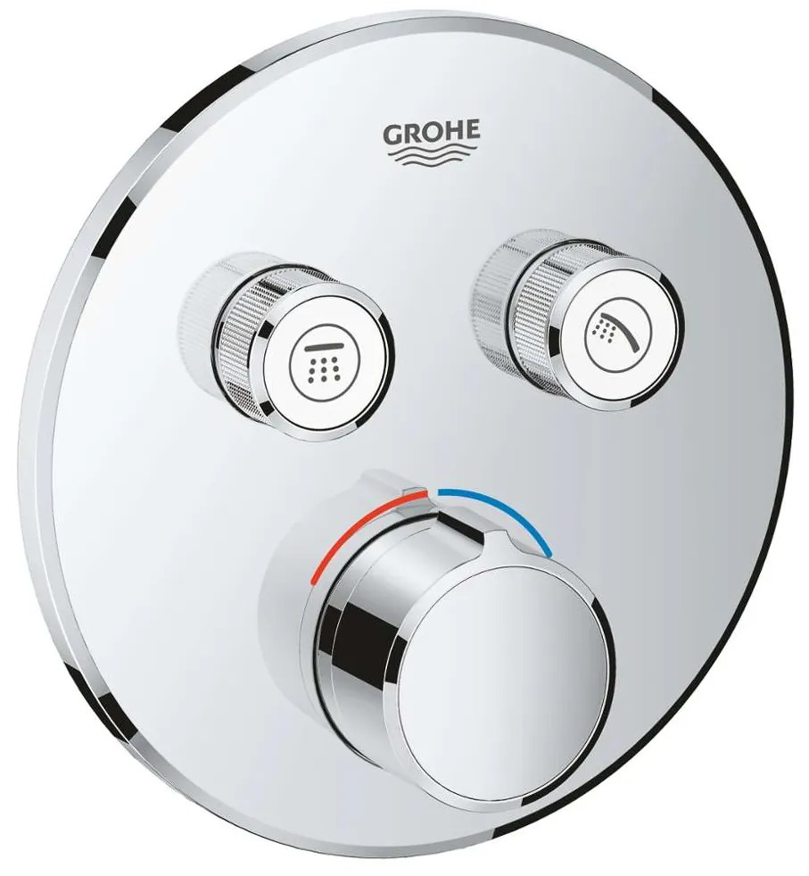 Grohe SmartControl - Baterie pod omítku, 2 výstupy, chrom 29145000