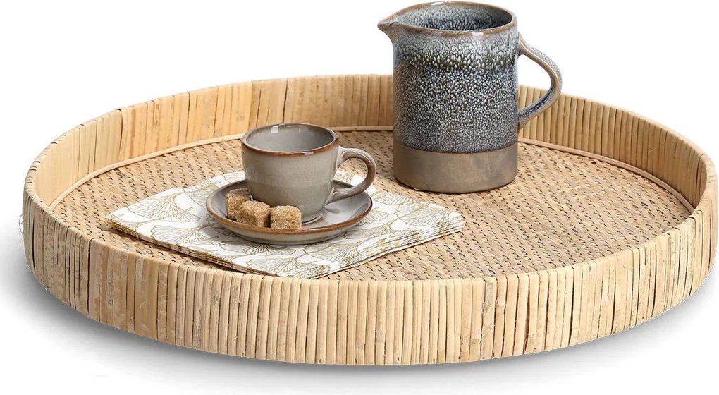 Dekorační tác RATTAN, Ø 40 cm, ZELLER