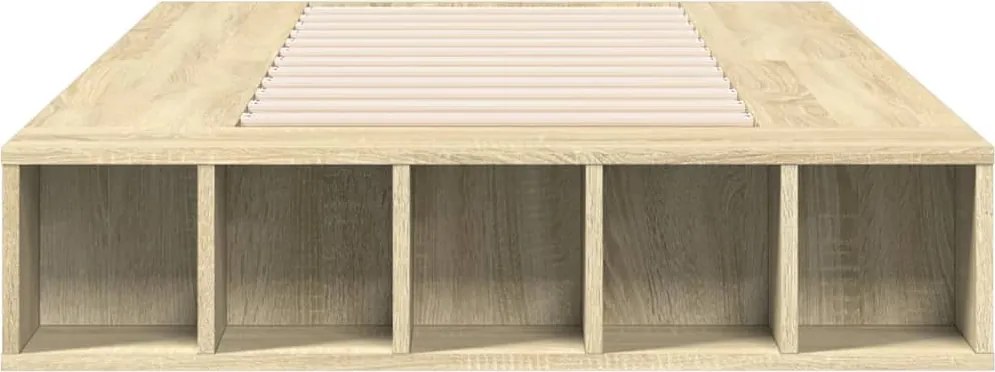 Rám postele dub sonoma 90 x 200 cm kompozitní dřevo 3280519