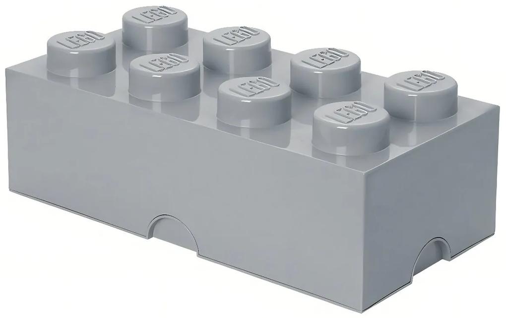 OnaDnes -20% Lego® Světle šedý úložný box LEGO® Smart 25 x 50 cm