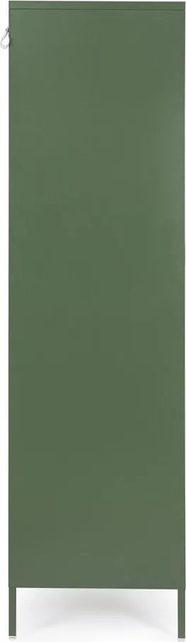 Tmavě zelená kovová uzamykatelná skříň 80x185x50 cm Cambridge – Yes Everyday
