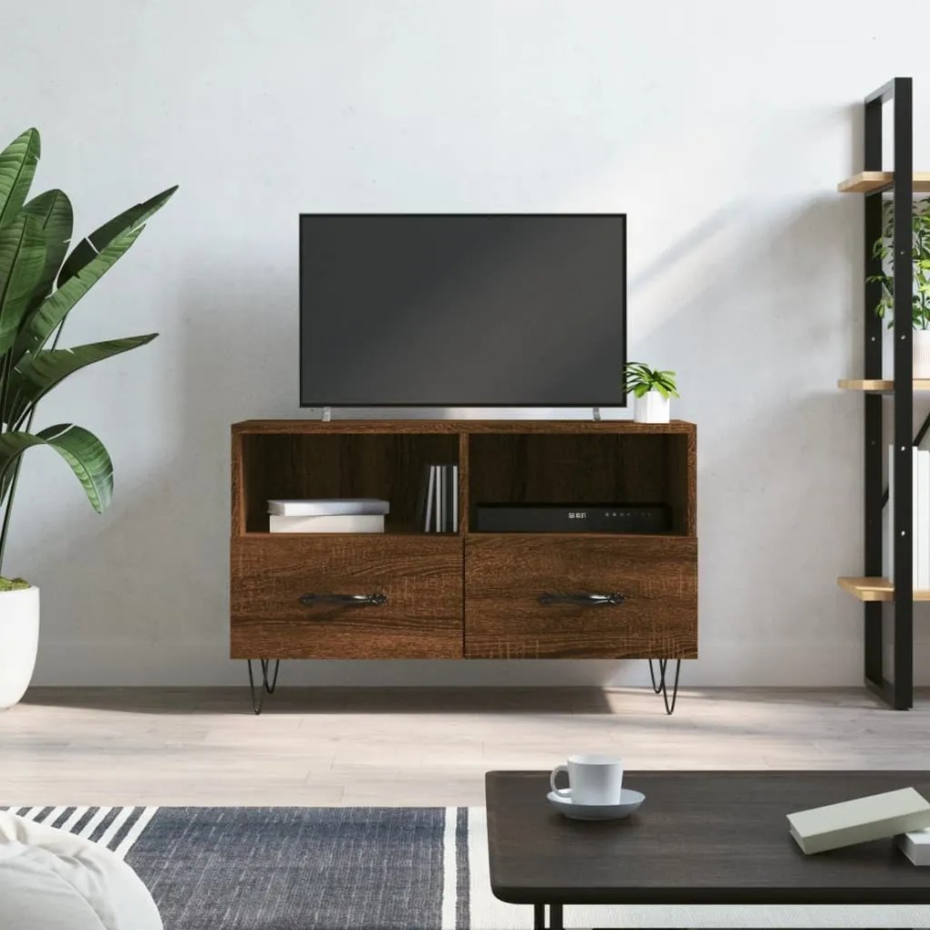 vidaXL TV skříňka 80 x 36 x 50 cm kompozitní dřevo [828968] Barva: dub sonoma