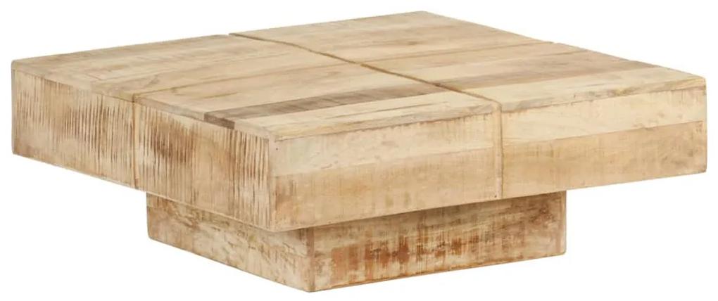 Konferenční stolek 80 x 80 x 28 cm masivní mangovníkové dřevo - Default Title