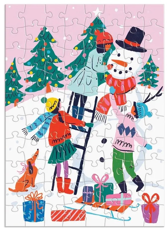 Galison Puzzle adventní kalendář 12 v 1