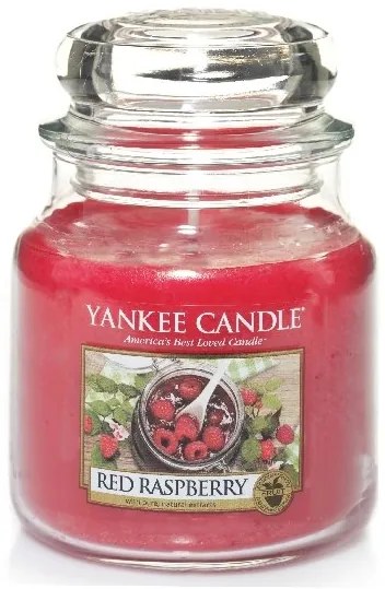 Vonná svíčka Yankee Candle RED RASPBERRY- střední