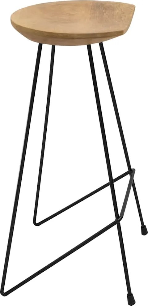 Barové stoličky 2 ks masivní teak 285203